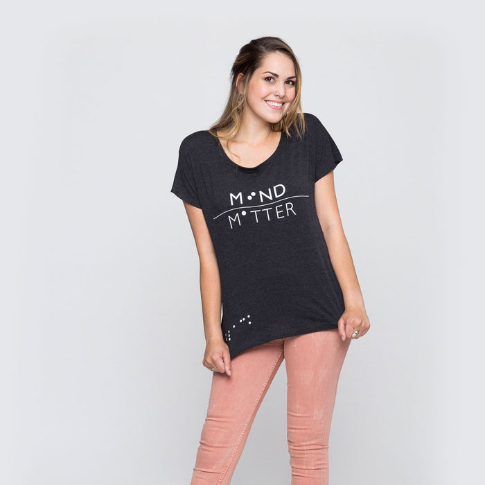 Women's "Mind Over Matter" Graphic Dolman – Two Blind Brothers