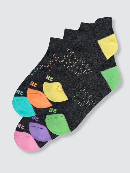 Pastel Rainbow Ankle Sock Bundle (6 Pairs) – Two Blind Brothers